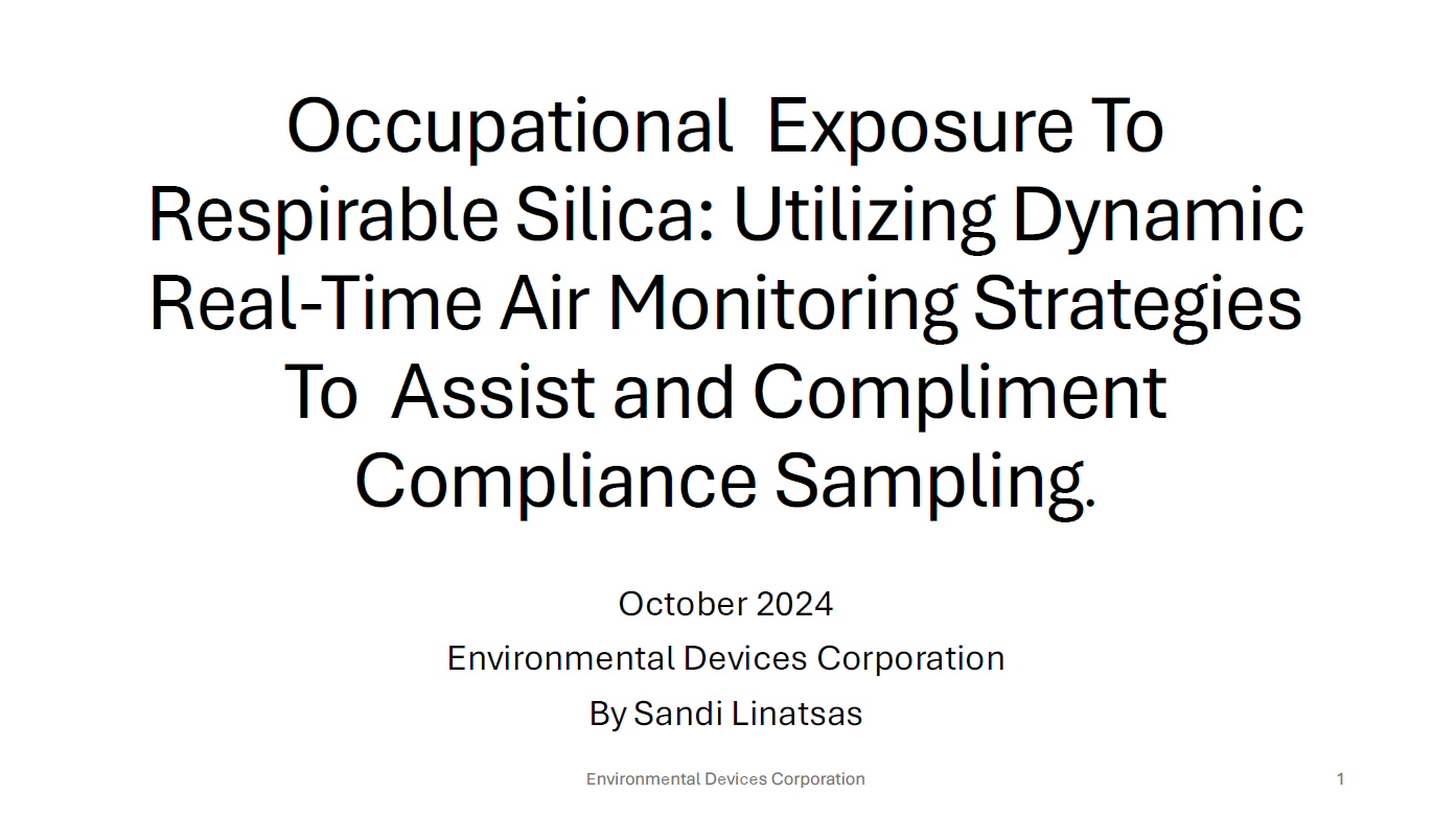 Environmental Devices Corporation | Real Time Air Quality Monitoring ...